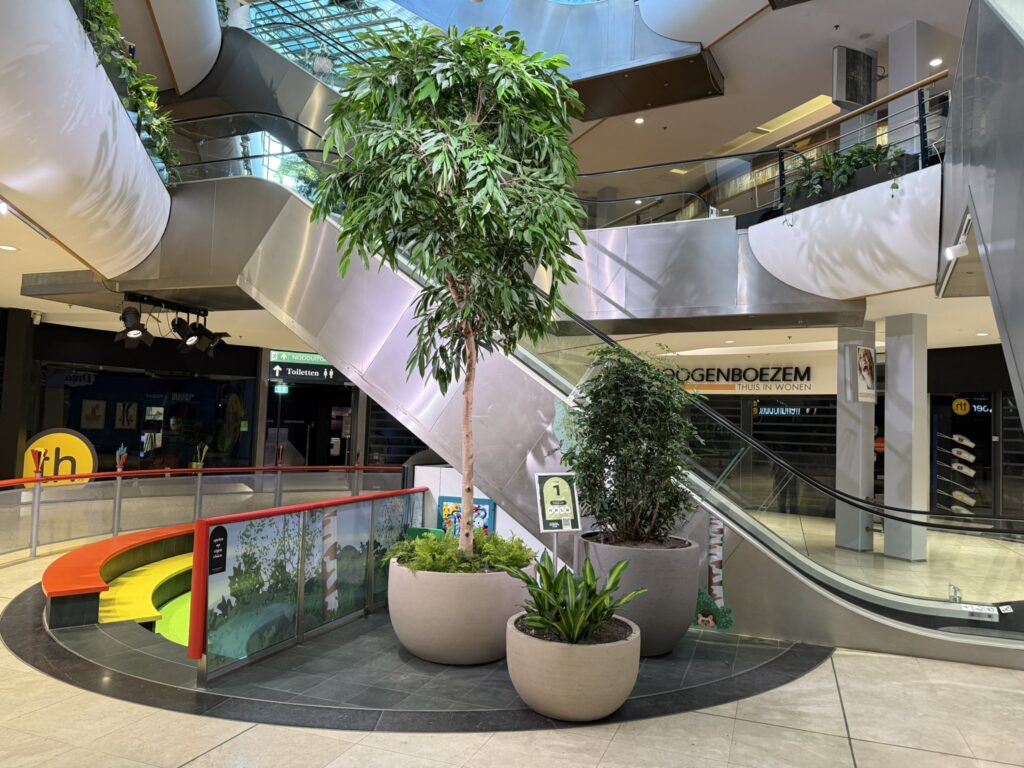 Woonmall Alexandrium in Rotterdam - Indoor Green Lighting